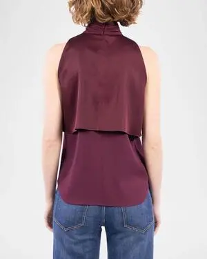 CALLAS MILANO Belinda Sleeveless Top - Violet