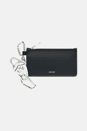 Sacai Portacarte Con Moschettone - Nero