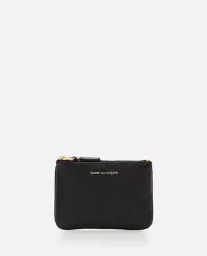 Play Comme Des Garcon Classic Line Leather Wallet - Black
