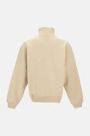 Jacquemus Grosgrain Zip-up Sweatshirt - Beige