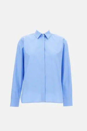 Max Mara Straight-cut Cotton Poplin Shirt