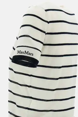 Max Mara Short Sleeve Cashmere Sweater - Multicolor
