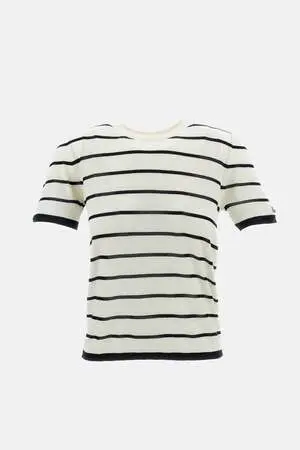 Max Mara Short Sleeve Cashmere Sweater Multicolore