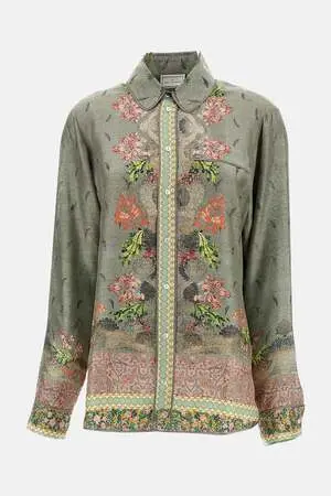 PIERRE-LOUIS MASCIA Printed Silk Shirt - Multicolor