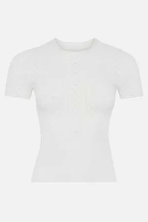 JW Anderson Pointelle Knit T-shirt
