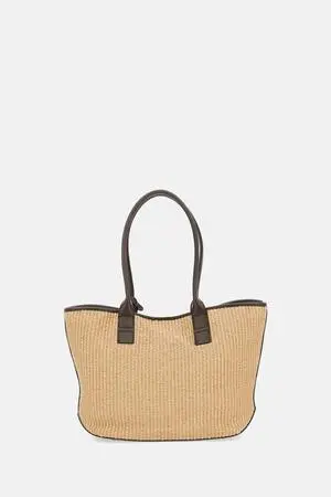 Hogan Raffia Shopping Bag
