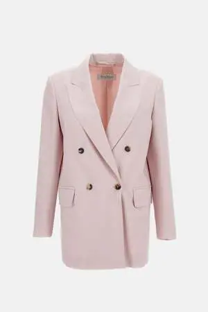 Max Mara Double-breasted Jacket Ombrosa - Rose