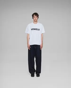 VOWELS Blur Tee - White