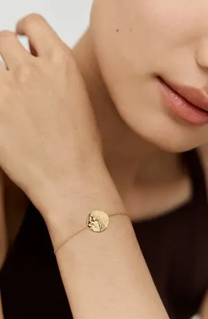 Monica Vinader Zodiac Chain Bracelet - Gold Vermeil Aqaurius