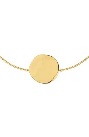 Monica Vinader Zodiac Chain Bracelet - Gold Vermeil Aqaurius