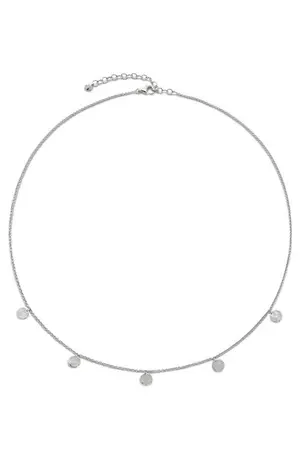 Monica Vinader Siren Muse Disc Chain Necklace - Silver