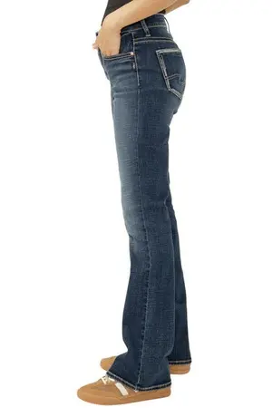 SILVER JEANS CO. Elyse Curvy Mid Rise Bootcut Jeans