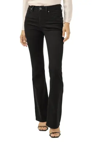 SILVER JEANS CO. Avery High Waist Slim Bootcut Jeans - Black