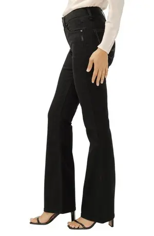 SILVER JEANS CO. Avery High Waist Slim Bootcut Jeans - Black