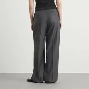 RÓHE Relaxed Soft Wool Trousers