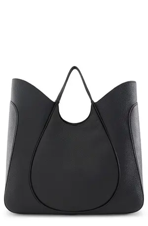 BEHNO Katrina Wave Pebbled Leather Tote