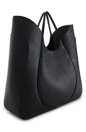 BEHNO Katrina Wave Pebbled Leather Tote