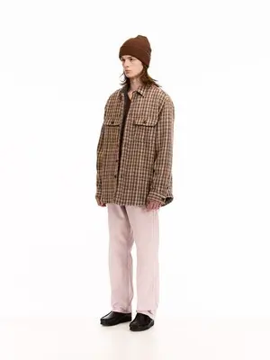 VOWELS Double Pocket Shirt Jacket - Mini Check