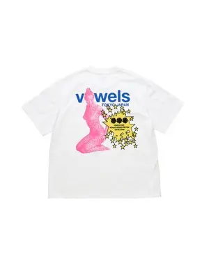 VOWELS Audible Friction Tee - White