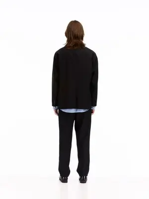 VOWELS Structured Suit Pants - Black