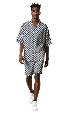 D.RT Icons Oversize Camp Shirt
