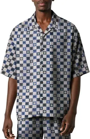 D.RT Icons Oversize Camp Shirt