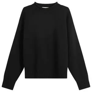 Studio Nicholson Hirst Wool Cotton Roll Edge Jumper
