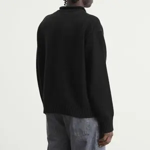 Studio Nicholson Hirst Wool Cotton Roll Edge Jumper