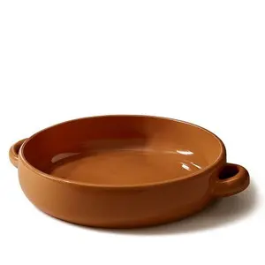GHARYAN STONEWARE Family Feast Dinnerware - Matte/shiny Terracotta