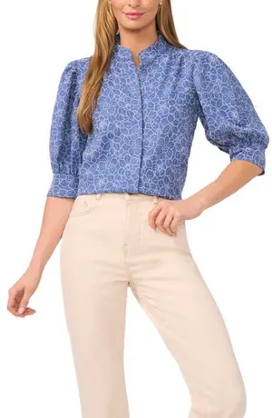 Cece Dupraz Mandarin Collar Shirts For Women