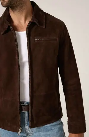 7 Diamonds Leather Drifter Jacket