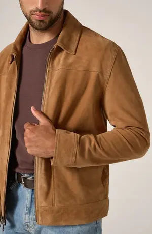 7 Diamonds Suede Flight Jacket