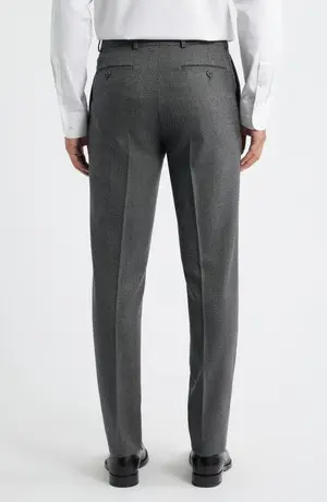 Berle Covert Stretch Worsted Wool Twill Dress Pants