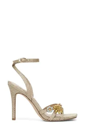 CIRCUS NY BY SAM EDELMAN Bria Floral Ankle Strap Sandals