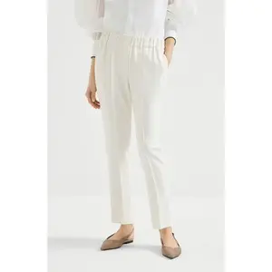 Brunello Cucinelli Tailored Jogger Trousers - Off-white