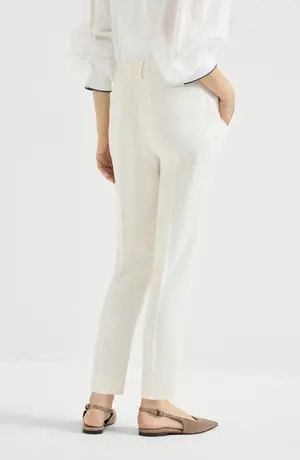 Brunello Cucinelli Tailored Jogger Trousers - Off-white