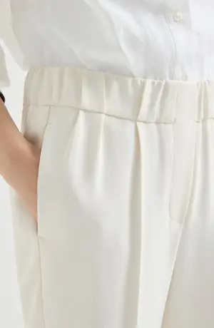 Brunello Cucinelli Tailored Jogger Trousers - Off-white