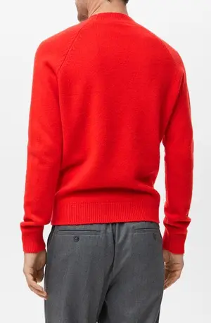 Mango Raglan Sleeve Wool Sweater