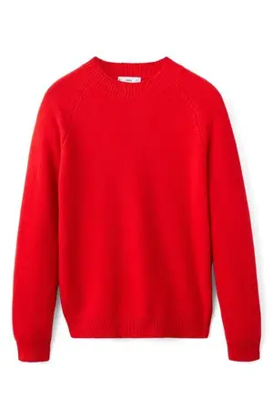 Mango Raglan Sleeve Wool Sweater