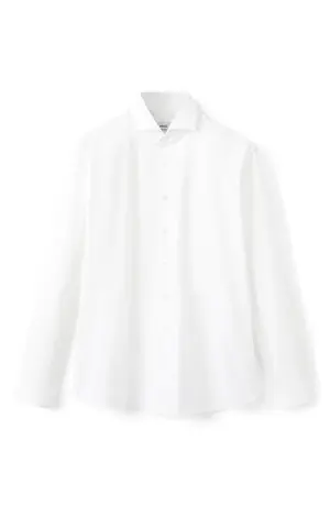 Mango Cotton Button-up Shirt - White