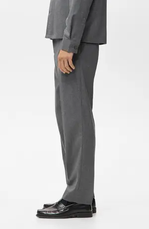 Mango Straight Leg Pants - Grey