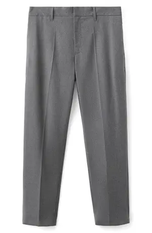 Mango Straight Leg Pants - Grey