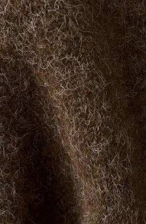 Mango Fringed Shawl - Chocolate