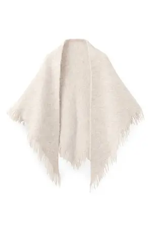 Mango Fringed Shawl - Sand