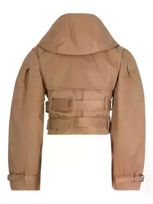 GANNI Hooded Buckled Jacket