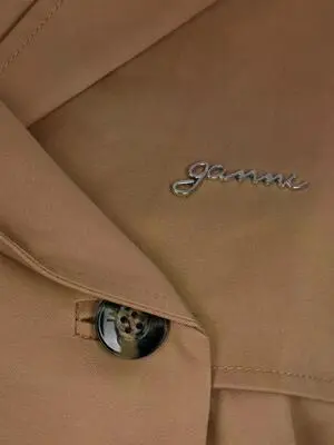 GANNI Hooded Buckled Jacket