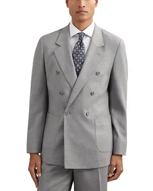 REISS Double Breasted Notched Blazer