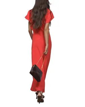 REISS Saskia Draped Maxi Dress