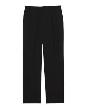 REISS Textured Wide Leg Trousers