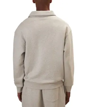 REISS Heavyweight Embroidered Sweatshirt